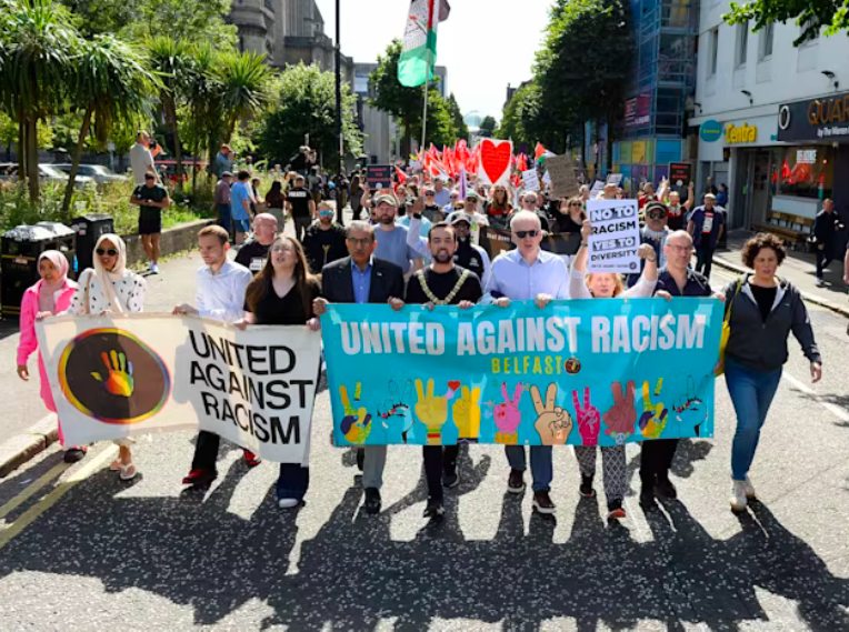 Anti Fascist Rally in Belfast Thursday