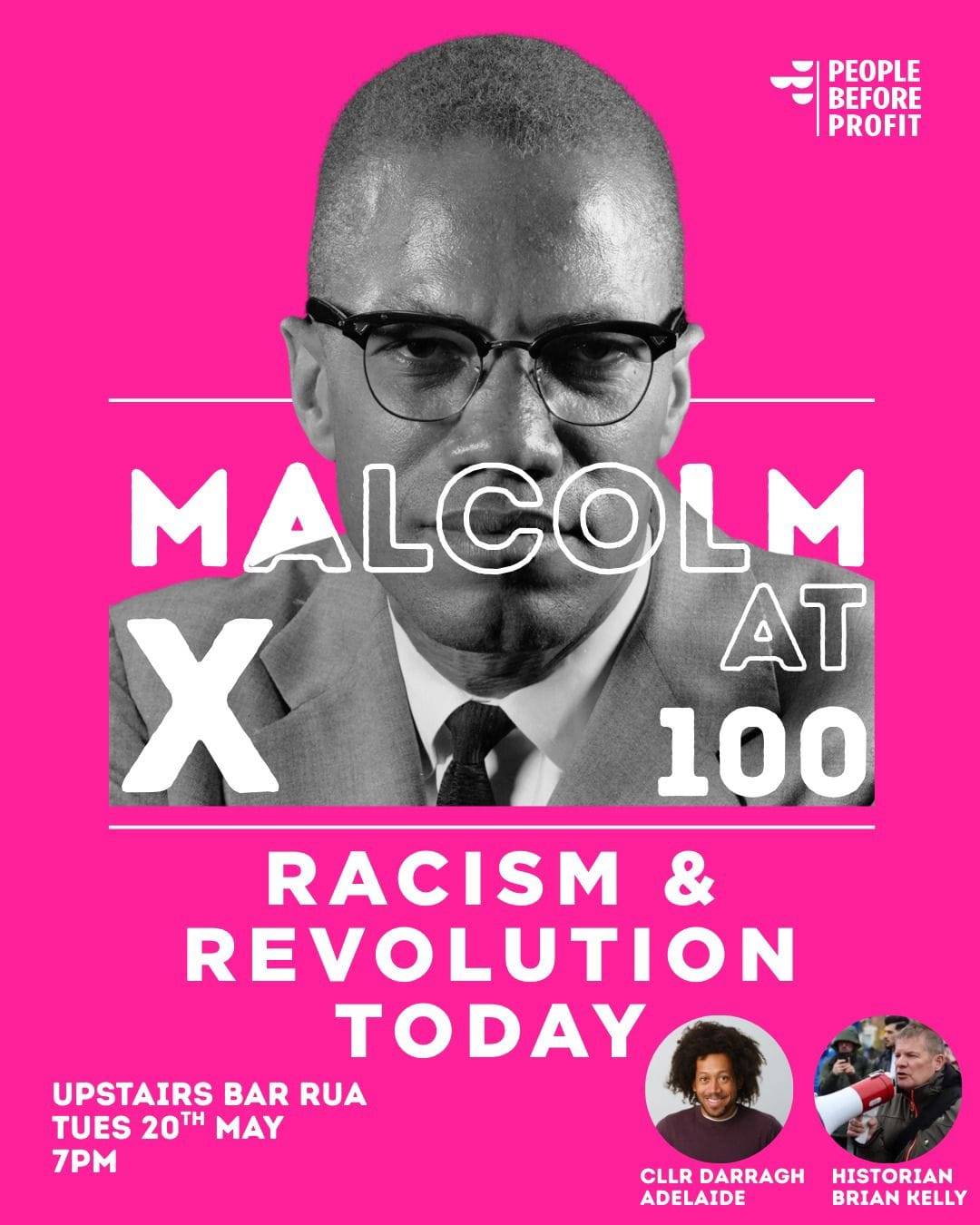 Dublin Public Meeting: Malcolm X at 100– Racism and Revolution today